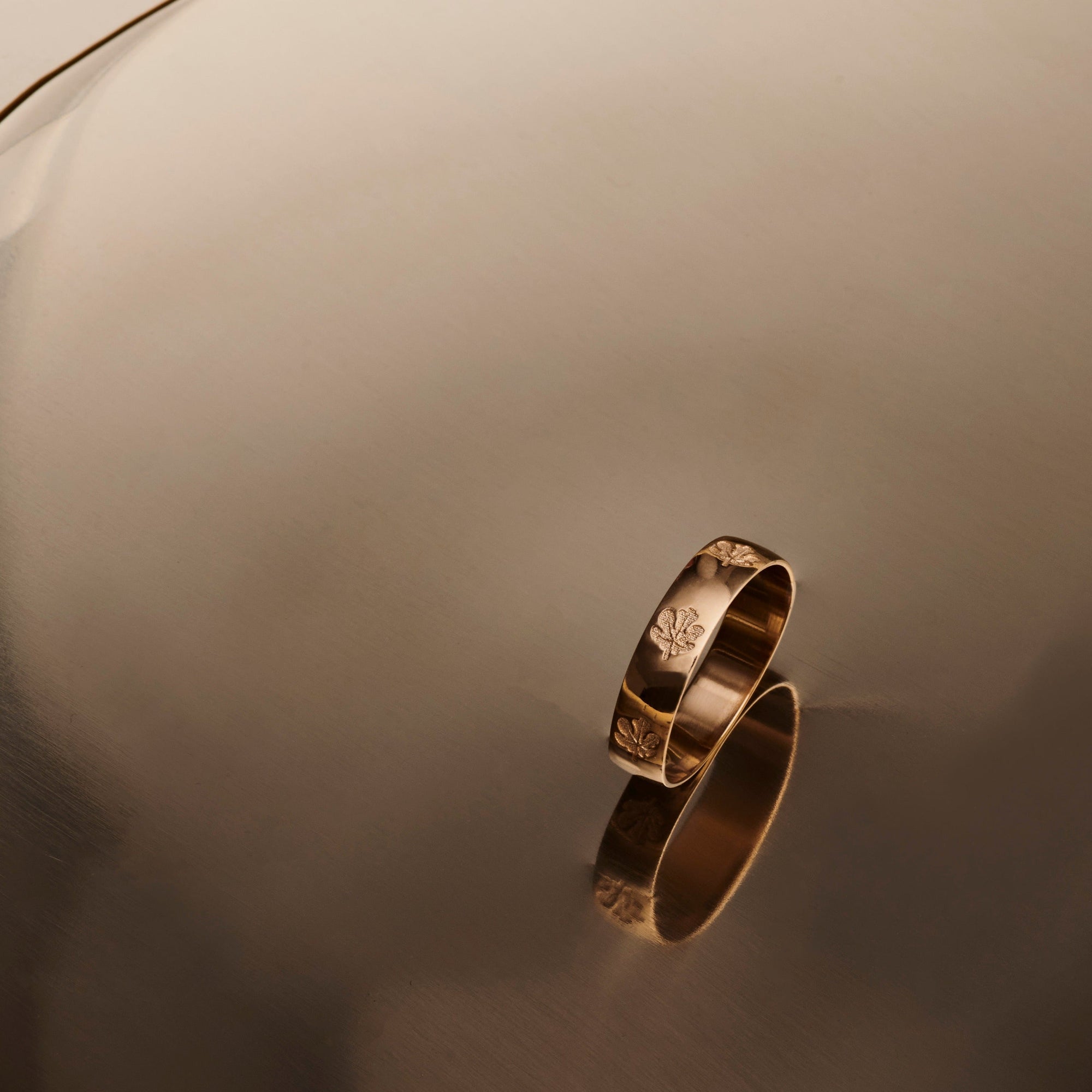 Fig Leaf Ring - Fewer Finer