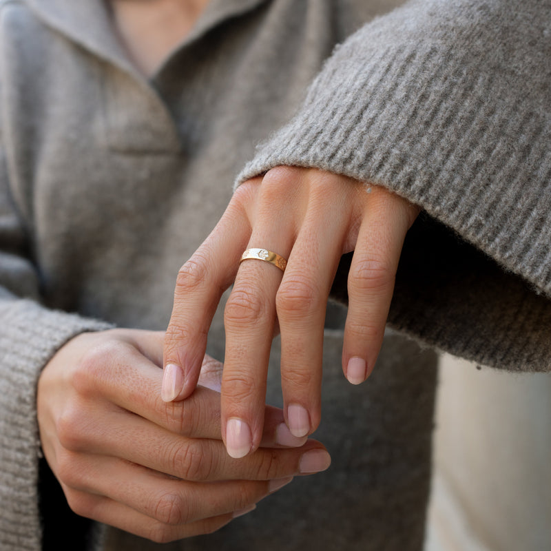 Fig Leaf Ring - Fewer Finer