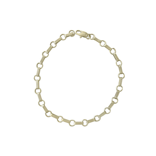 SOLD Vintage Circle Link Bracelet - Fewer Finer
