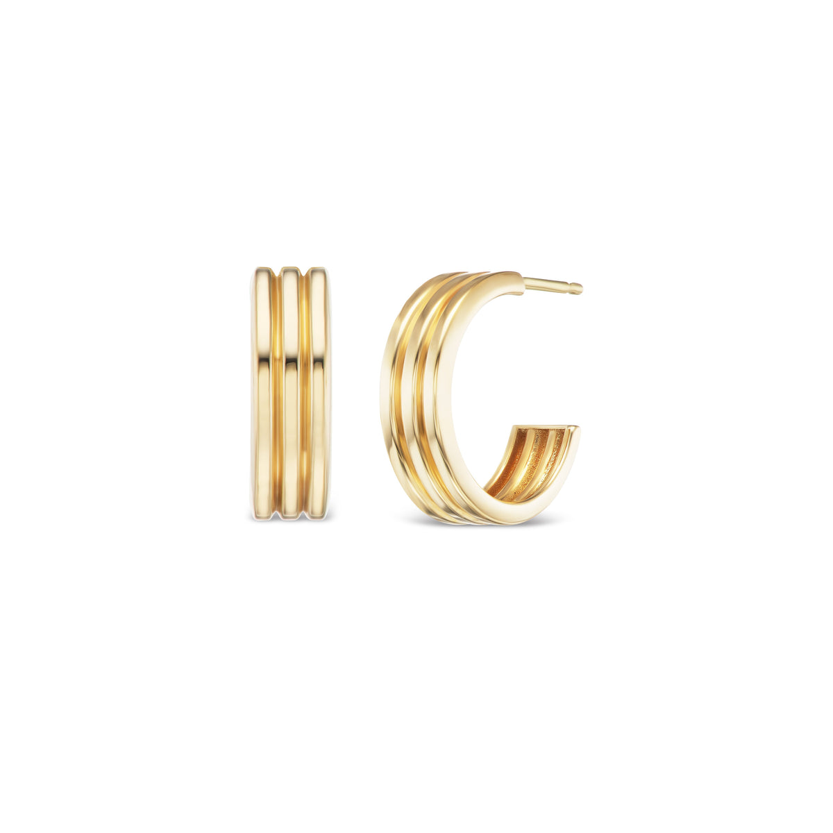 Signature Trio Hoops - Fewer Finer